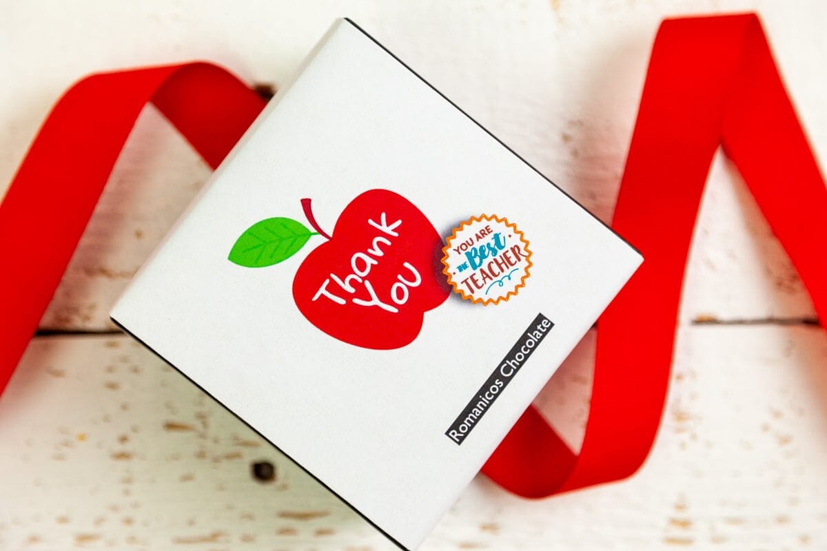 Teacher Piccolo Fine Chocolate Art Box – Romanicos Chocolate